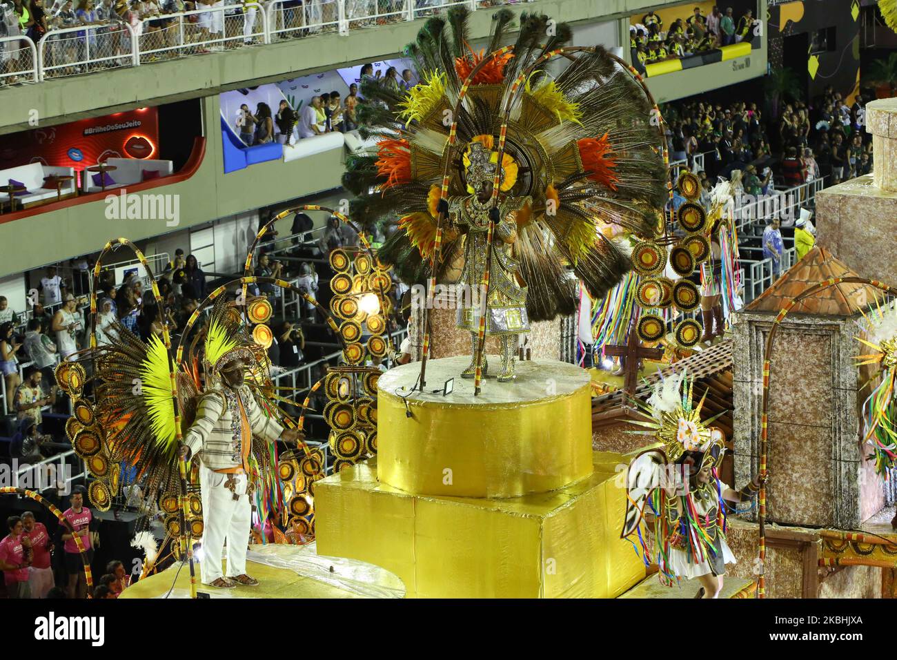 Parade of the Samba Schools Group A - Marta player in float from the ...