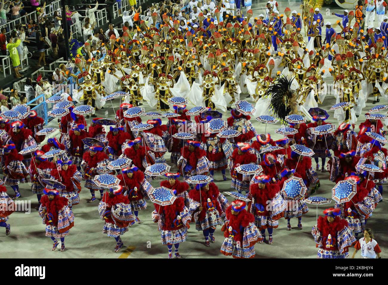 Rio carnaval 2020 samba inocentes de belford roxo hi-res stock ...