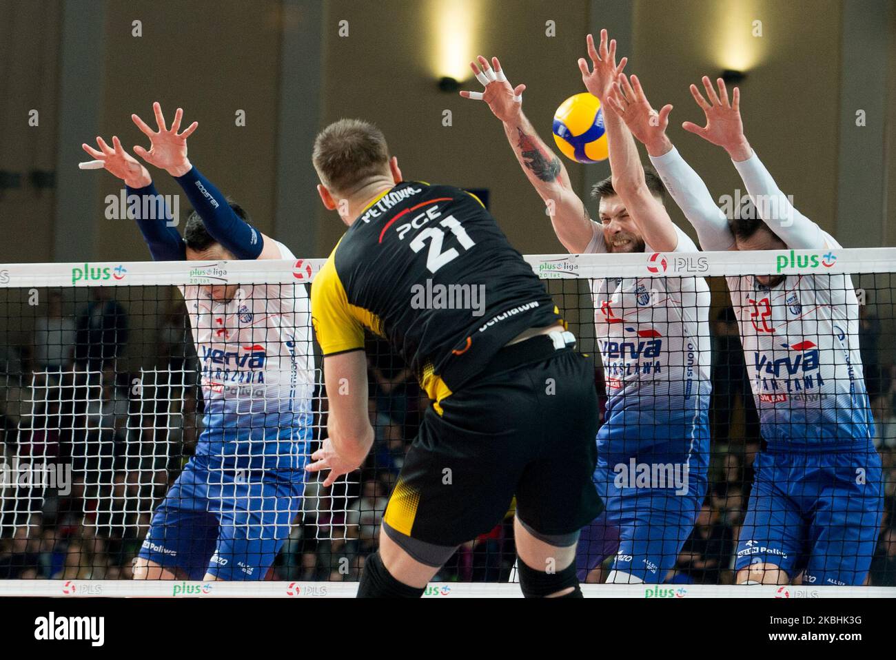 Antoine Brizard (Verva),Dusan Petkovic (Skra),Andrzej Wrona (Verva ...