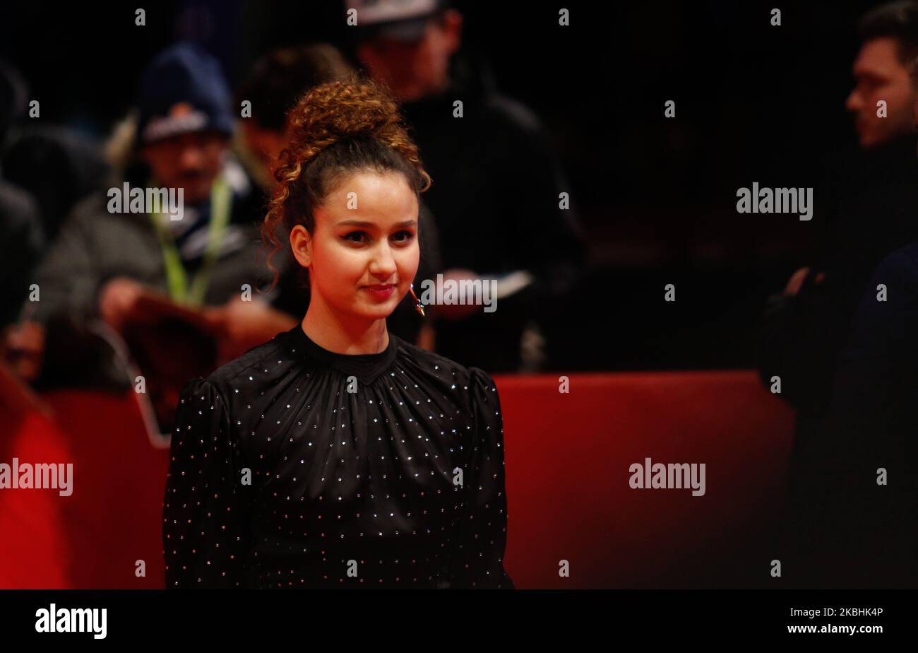 Oulaya Amamra arrives on red carpet before “The Salt of Tears ...