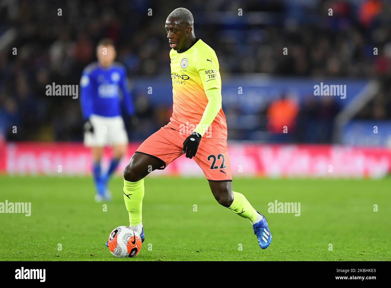 Benjamin Mendy (22) of Manchester City during the Premier League match ...