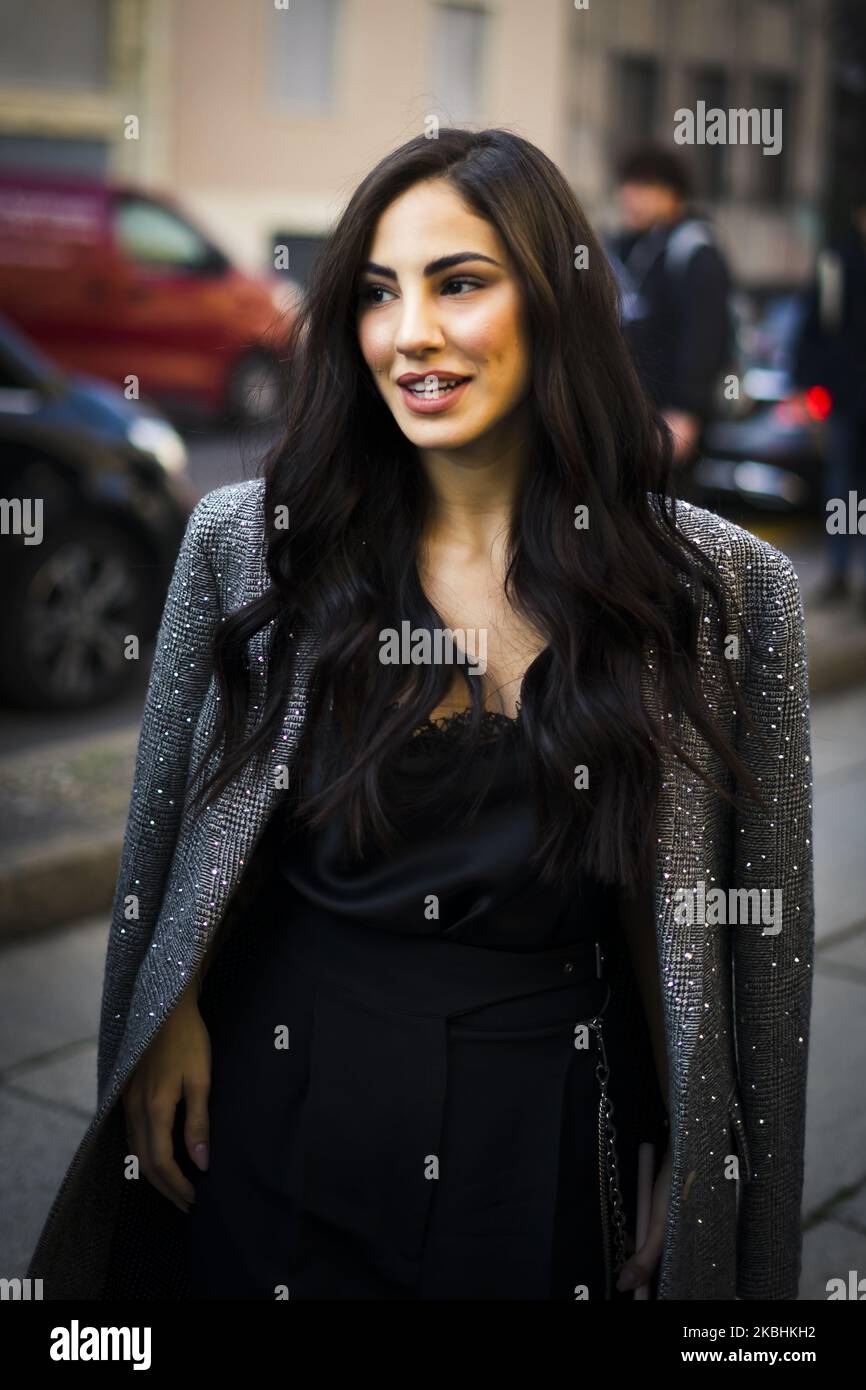 People at Street Style At Ermanno Scervino Fashion Show: February 22 ...