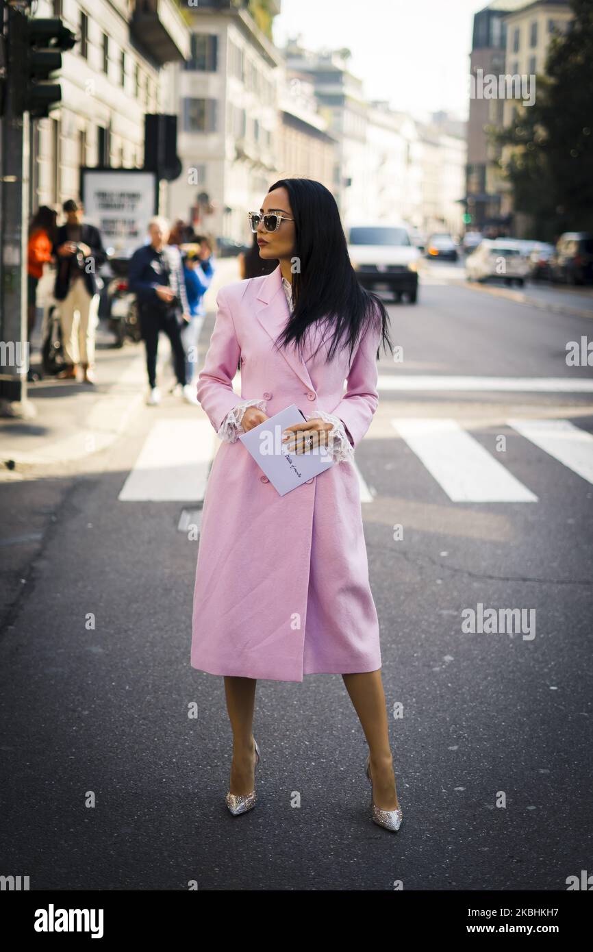 People at Street Style At Ermanno Scervino Fashion Show: February 22 ...