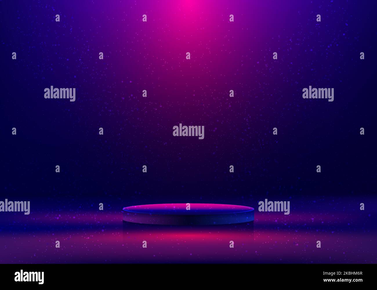 Empty scene glowing pink Stock Vector Images - Alamy