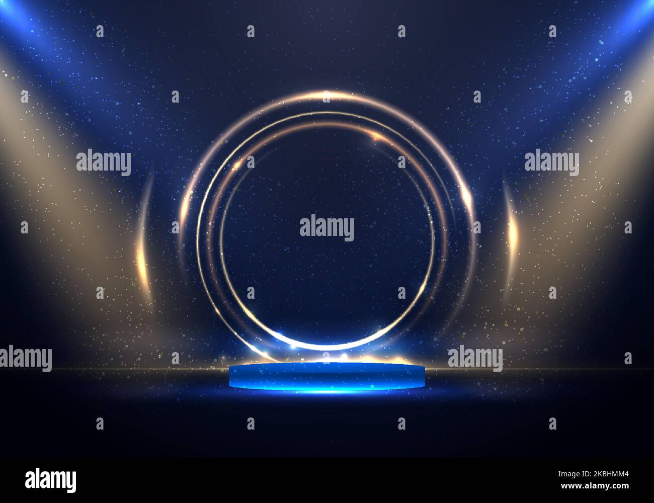 Stage spotlight flare Stock Vector Images - Alamy
