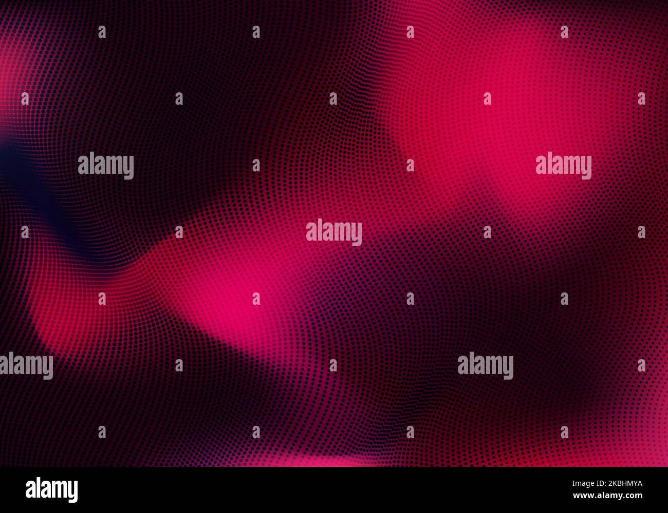 Abstract pink dynamic wave motion blurred background with dots pattern ...