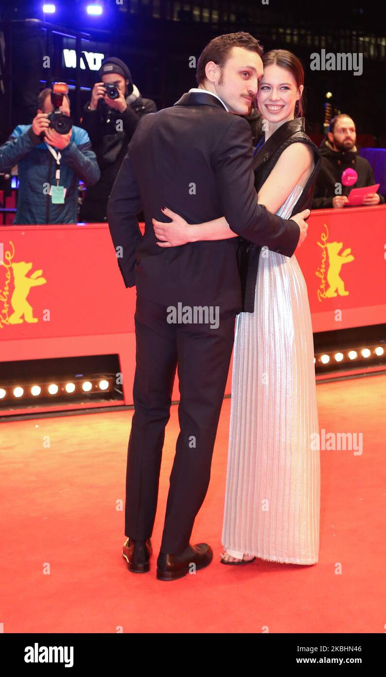German actors Franz Rogowski and Paula Beer pose at the "Undine ...
