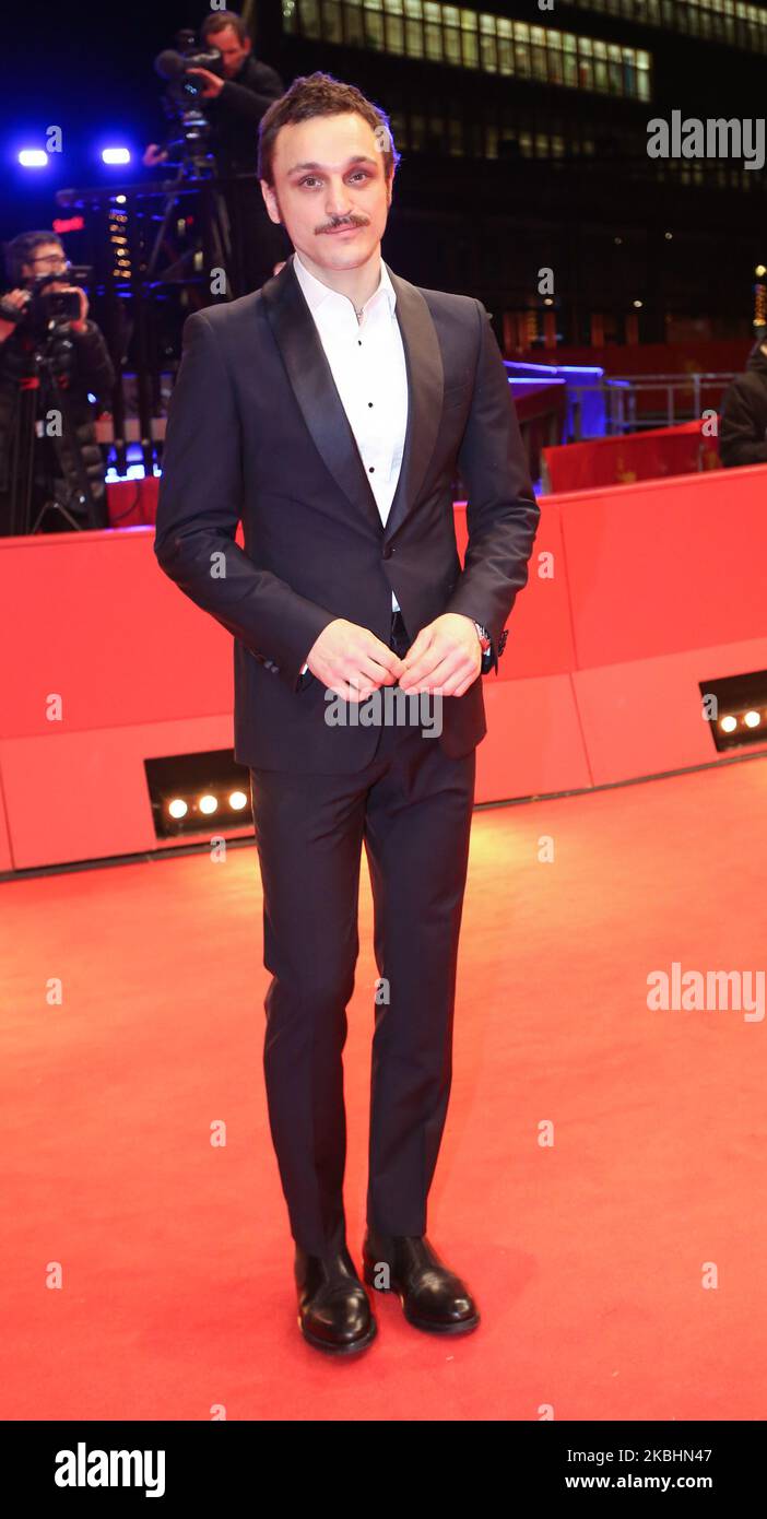 German actor Franz Rogowski pose at the "Undine" premiere during the ...