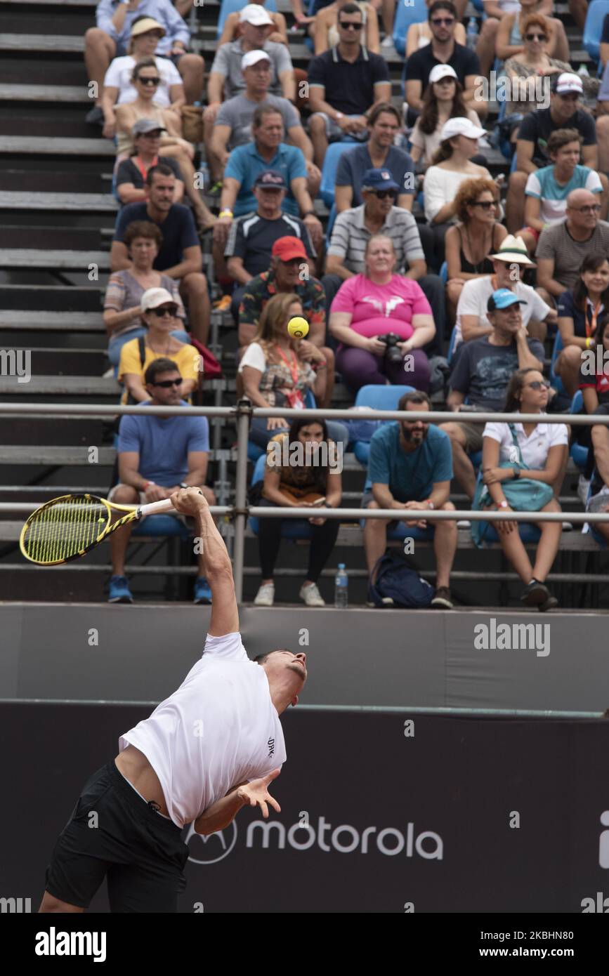Atp world tour rio open tournament semi final match hi-res stock ...