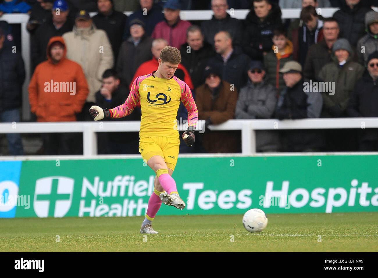 Ben Killip of Hartlepool United during the Vanarama National League ...