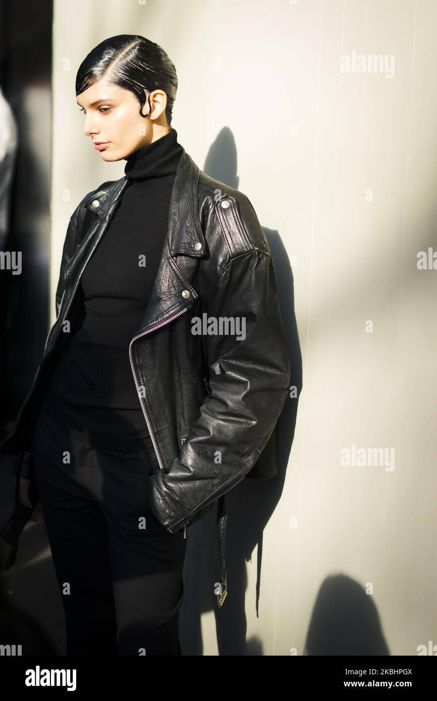 People during the Street Style At Dolce & Gabbana Fashion Show, during ...