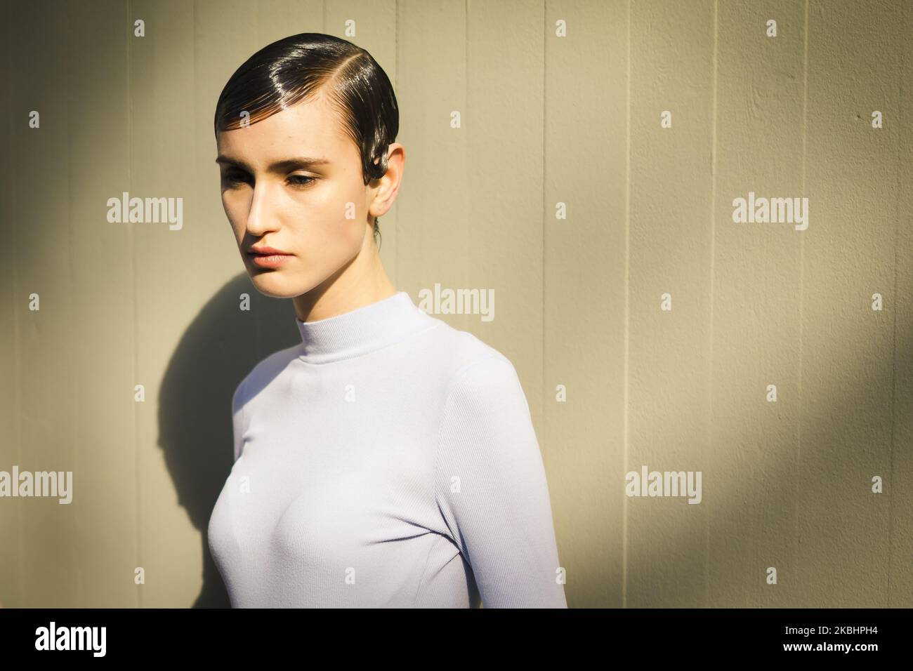 People during the Street Style At Dolce & Gabbana Fashion Show, during ...