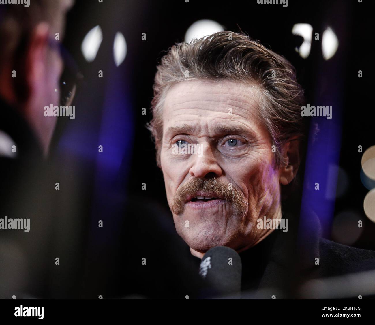 Willem Dafoe poses upon arrival at the red carpet at the ''Siberia ...