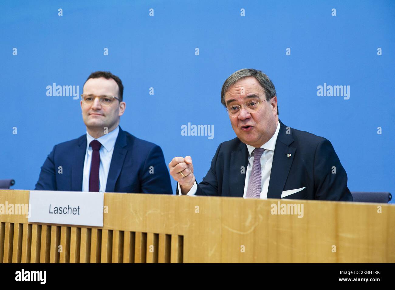 Armin laschet with box hi-res stock photography and images - Alamy
