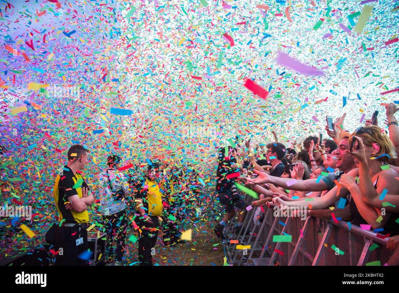 Australian indie rock band Tame Impala perform on stage at Citadel ...