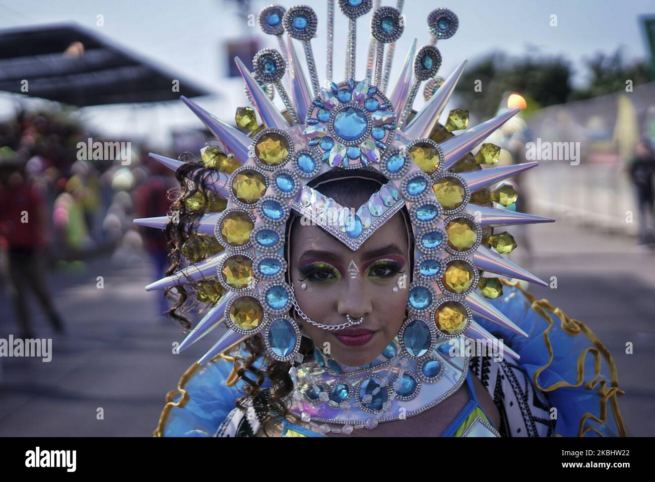 Revelers perform during parade 'Gran parada de comparsas' in the third ...