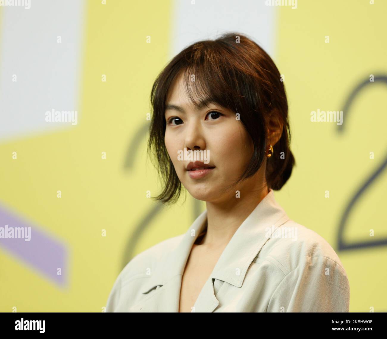 L R South Korean Actress Kim Min Hee Attend The The Woman Who Ran Press Conference During