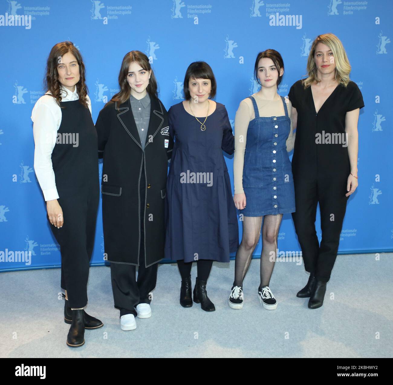 (L-R) Producer Adele Romanski, Talia Ryder, director Eliza Hittman ...