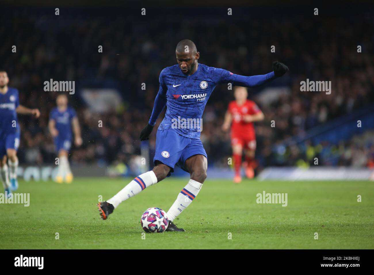 Antonio Rudiger (Chelsea) during the 2019/20 UEFA Champions League 1/8 ...
