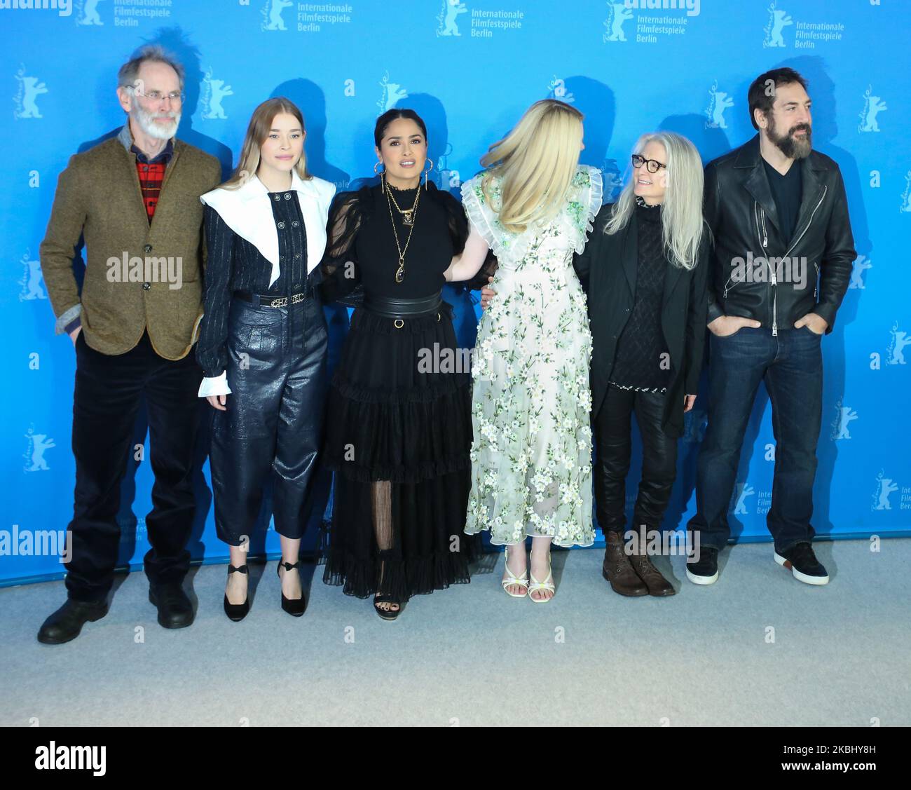 (L-R) Producer Christopher Sheppard, Milena Tscharntke, Salma Hayek ...