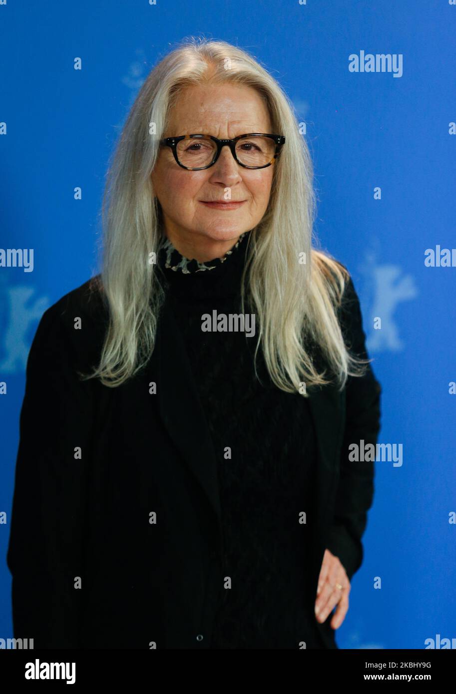 British director Sally Potter poses at the "The Road not taken" photo ...