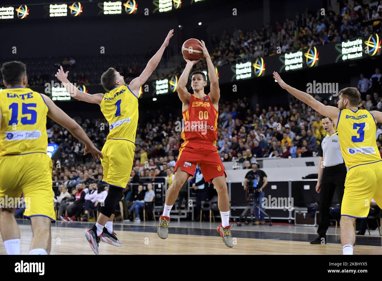 Rodrigo San Miguel of Spain in action against Emanuel Cate, Lucas ...