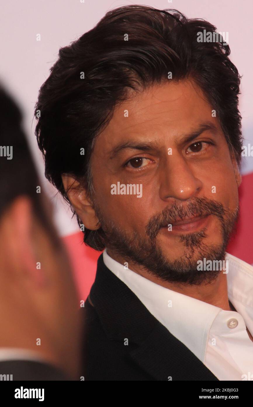 Indian actor Shah Rukh Khan looks on during the Shah Rukh Khan La Trobe ...