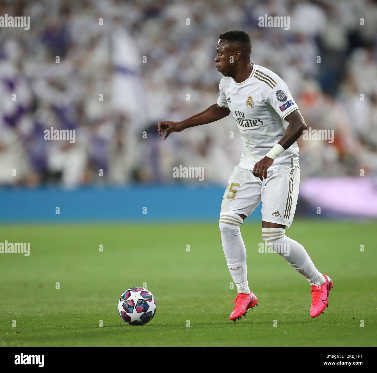 Vinícius Júnior of Real Madrid during the UEFA Champions League round ...