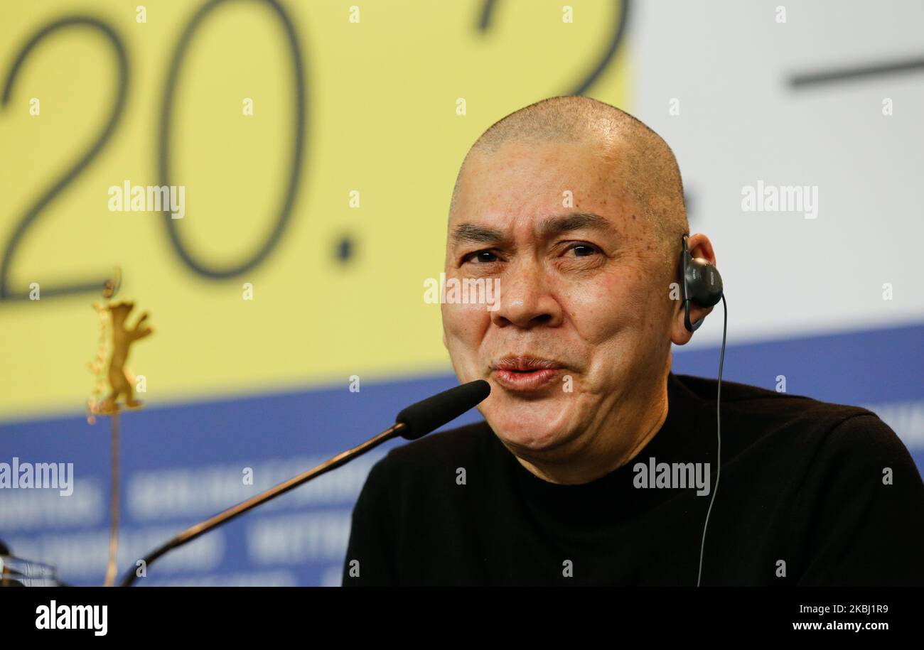 Tai director Tsai Ming-liang attends ''Days'' (Rizi) press conference ...