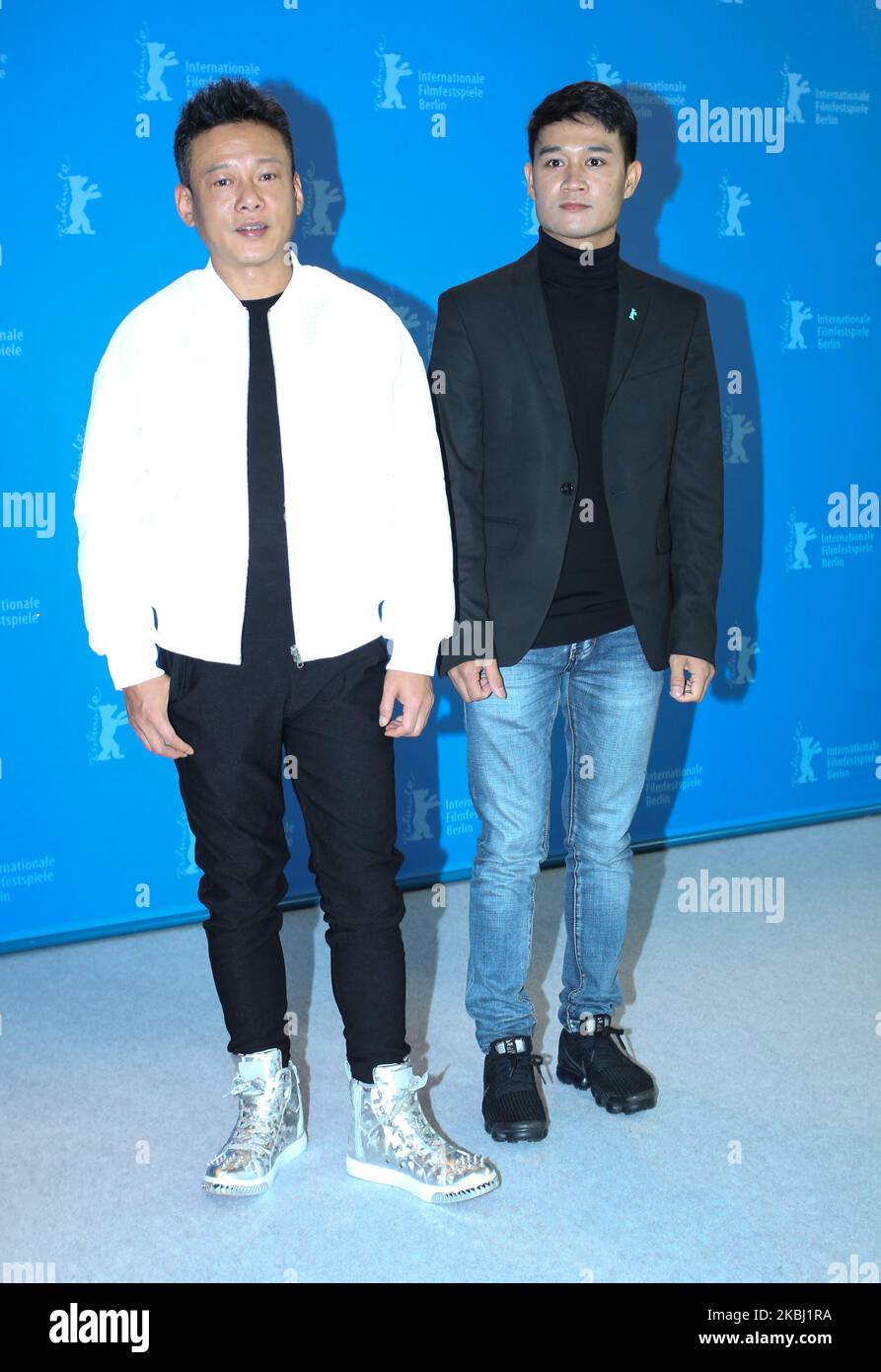 Tai actor Lee Kang-sheng and Tai actor Anong Houngheuangsy pose at the ...