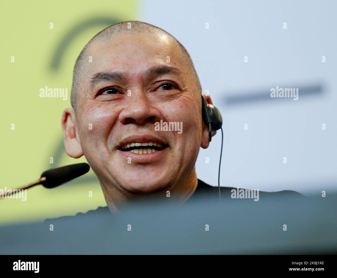 Tai director Tsai Ming-liang attends ''Days'' (Rizi) press conference ...