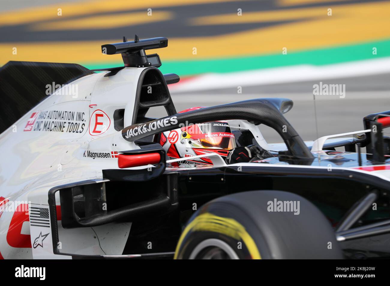 Kevin Magnussen and the Haas VF-20 during the day 5 of the formula 1 ...