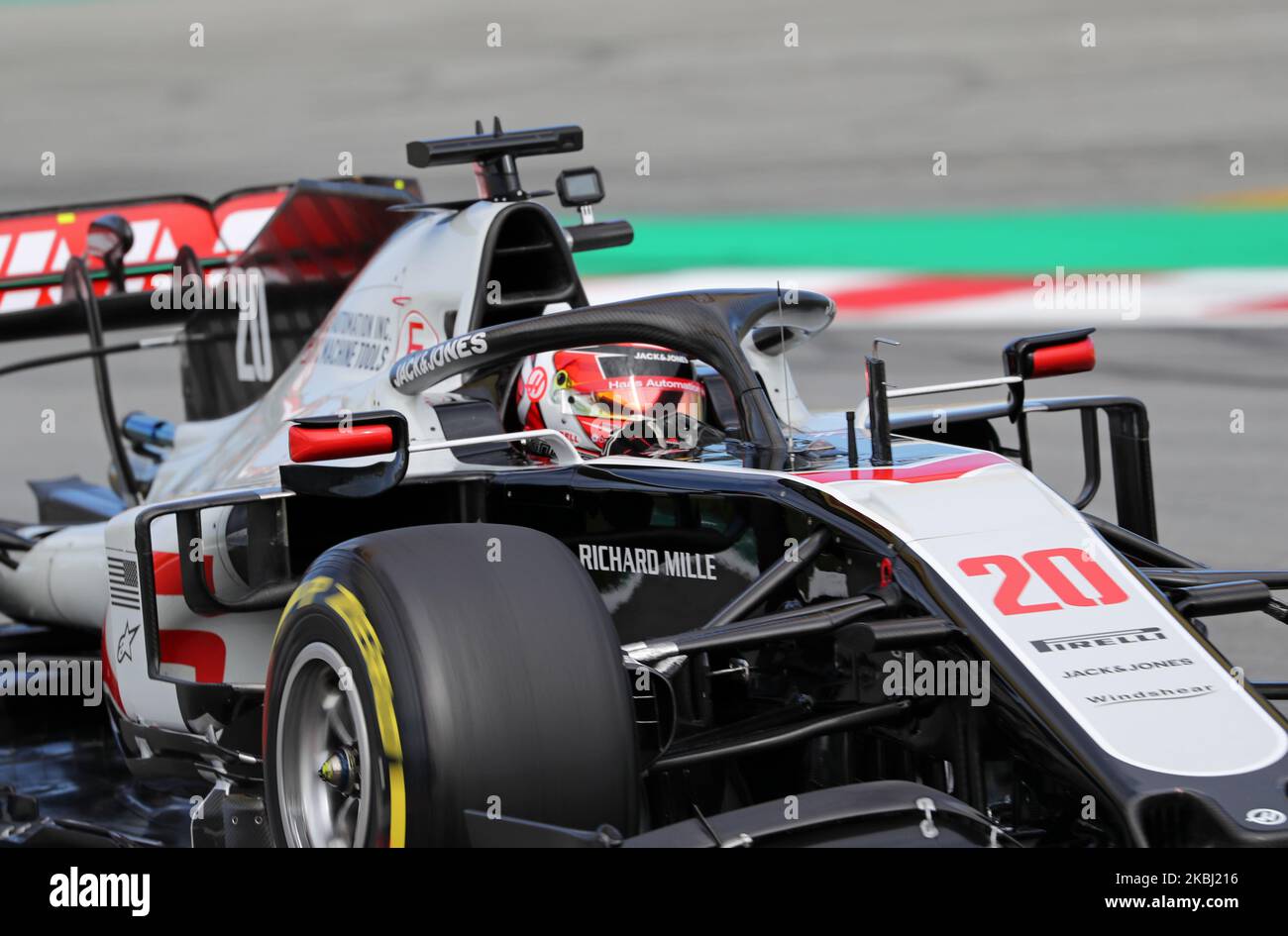 Kevin Magnussen and the Haas VF-20 during the day 5 of the formula 1 ...