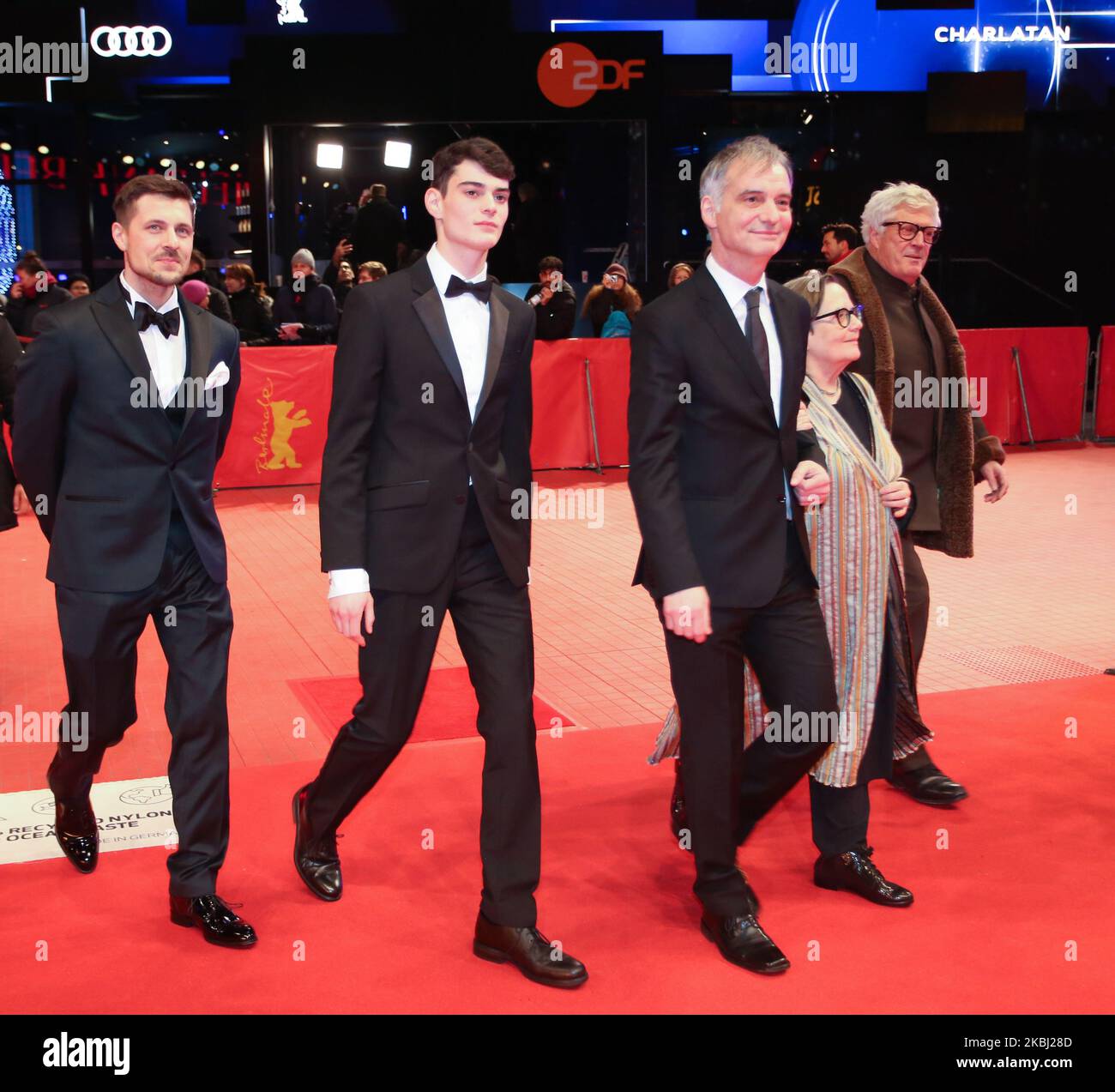 (L-R) Slovak actor Juraj Loj, Czech actor Josef Trojan, Czech actor ...