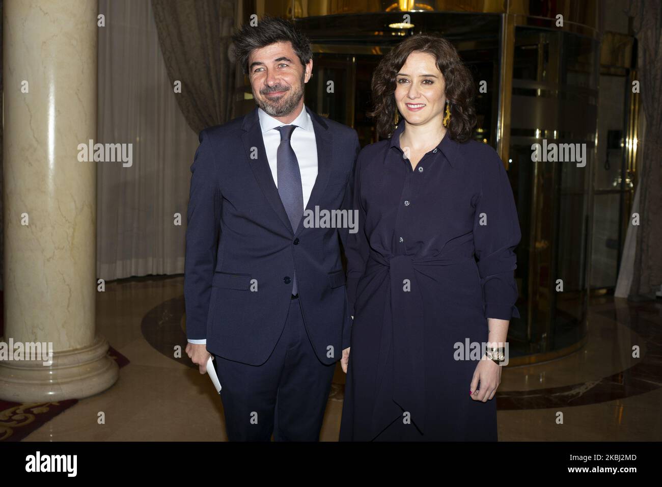 Jairo Alonso and Isabel Díaz Ayuso attends the delivery of the Magas de ...