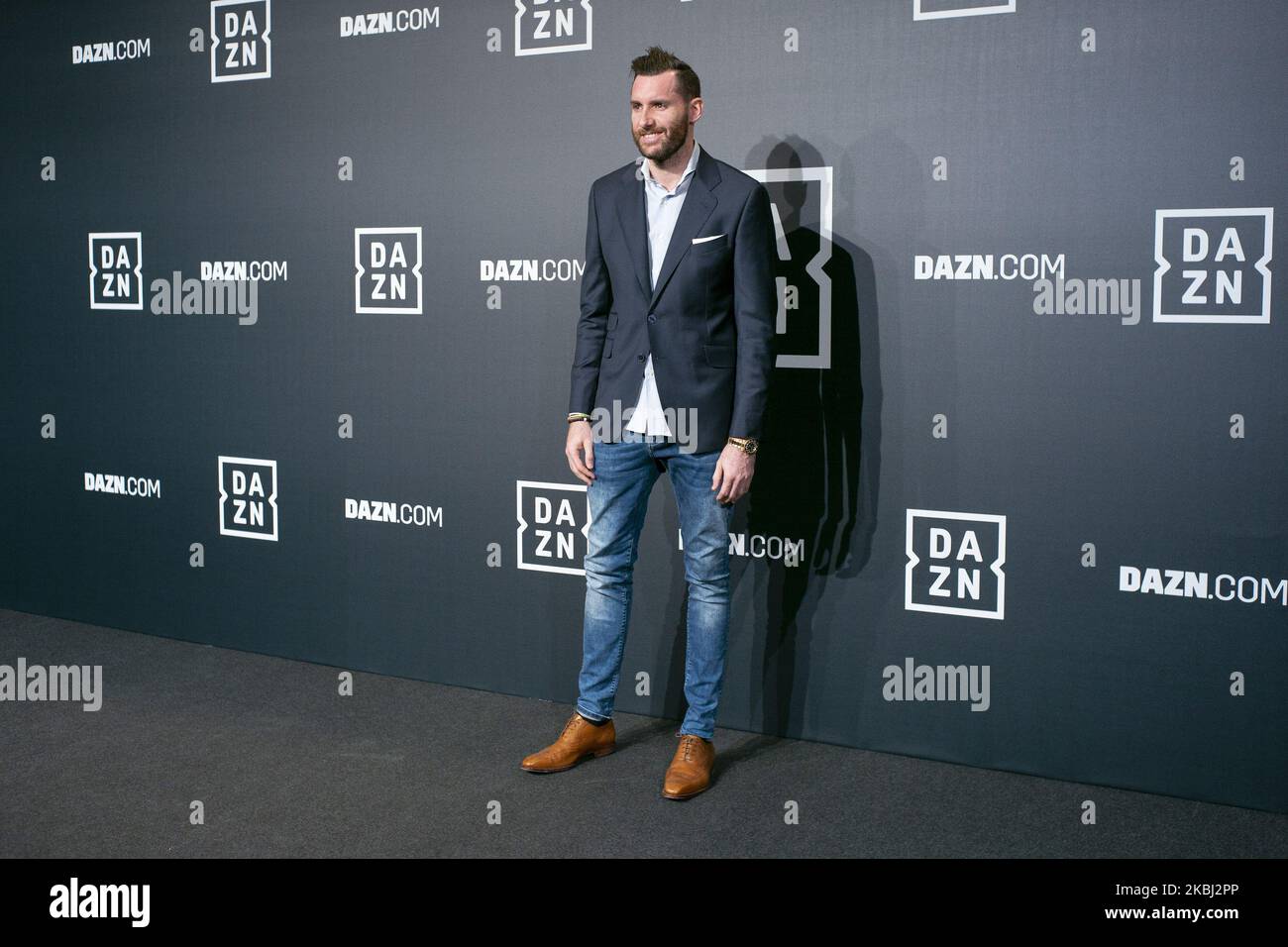 Real madrids basketball player rudy fernandez attends dazn hi-res stock ...