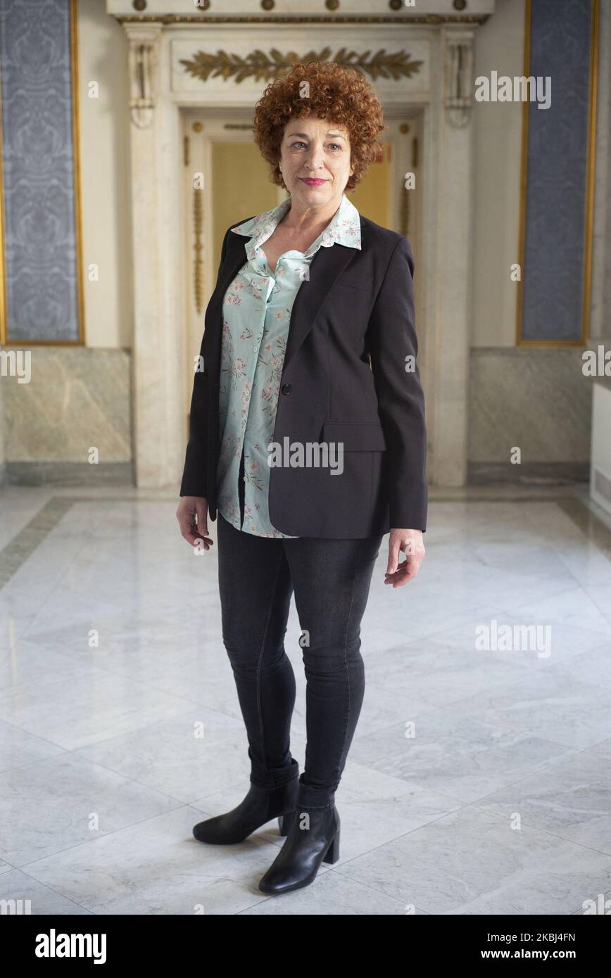Actress Cristina Marcos poses for a portrait session in Madrid on ...
