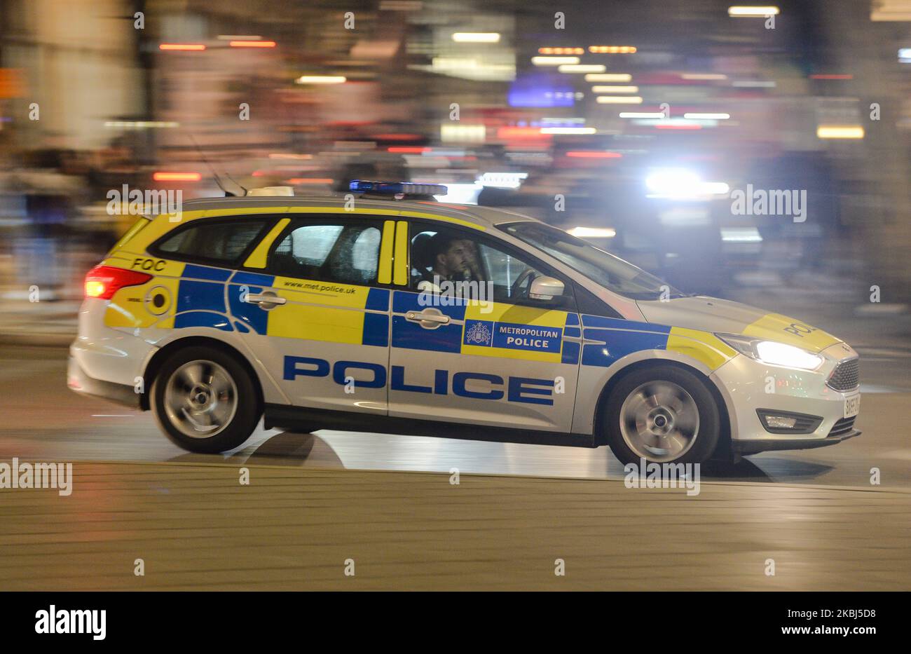 London Metropolitan Police car seen in Central London. On Saturday, 25 ...