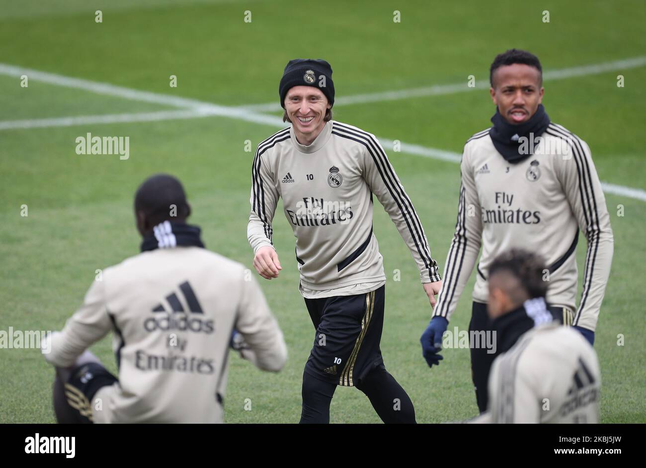 Luka modric during the training session on the eve of the Spanish ...
