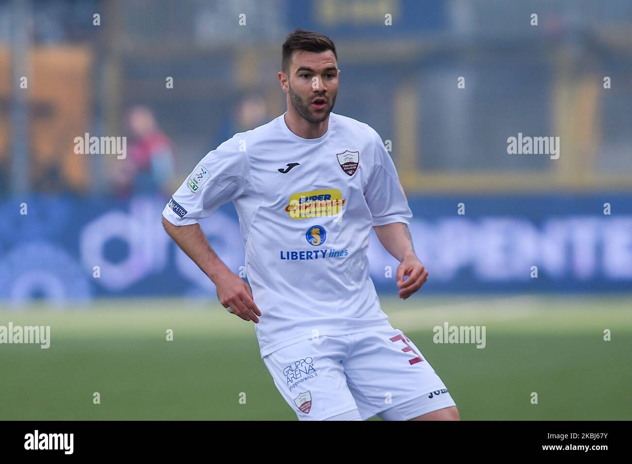 Fausto Grillo of Trapani Calcio during the Serie B match between Juve ...