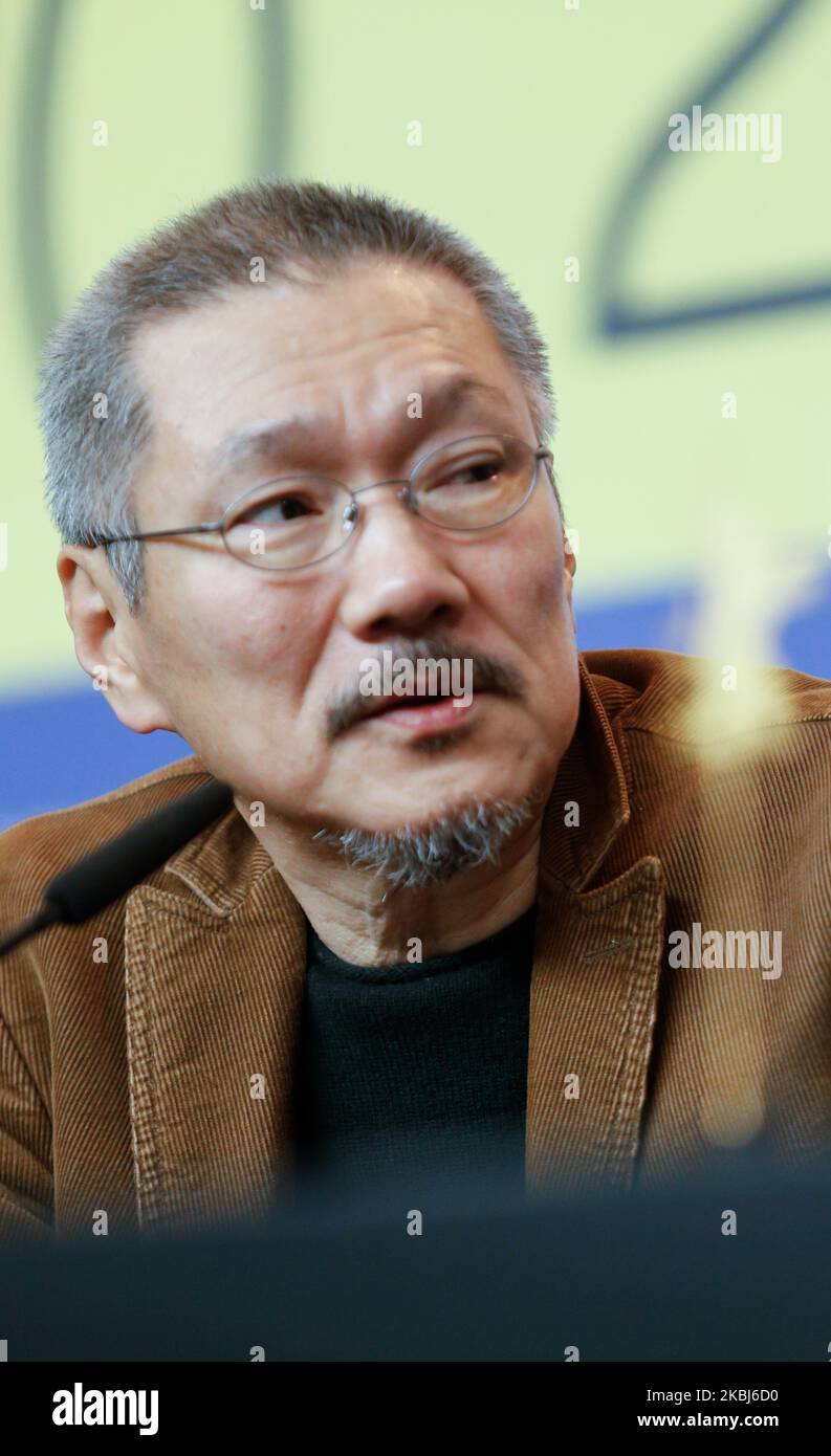 Director Hong Sangsoo, winner of the Silver Bear for Best Director for ...