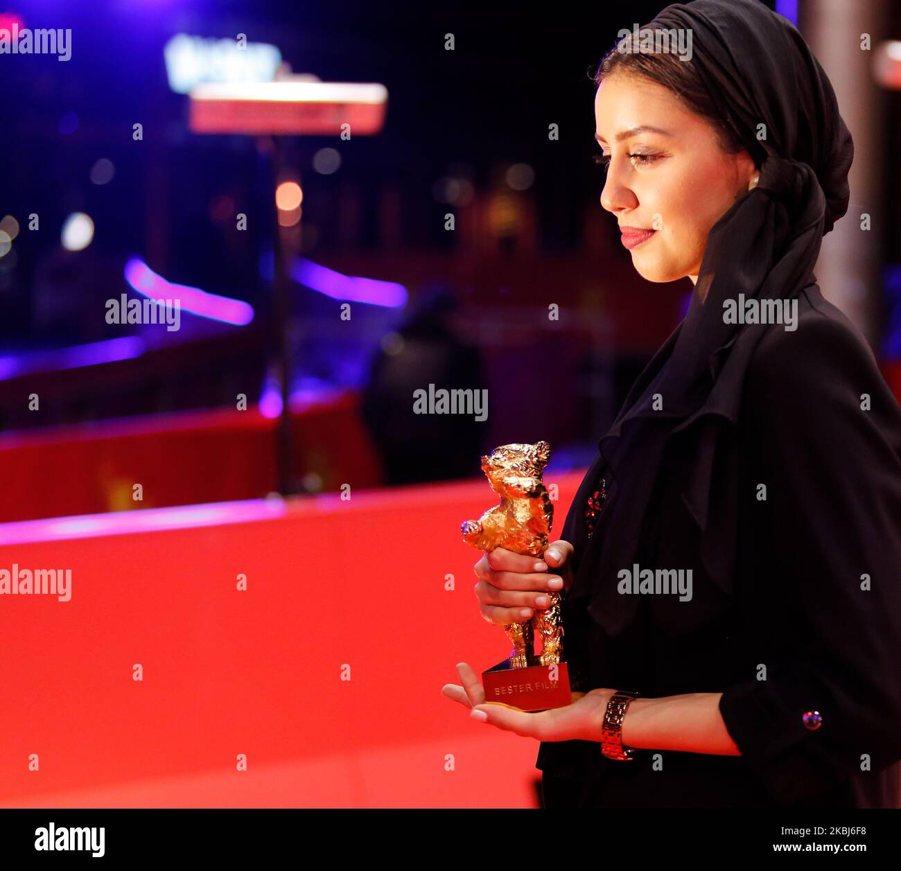 Iranian actress Baran Rasoulof winner of the Golden Bear for Best Film ...