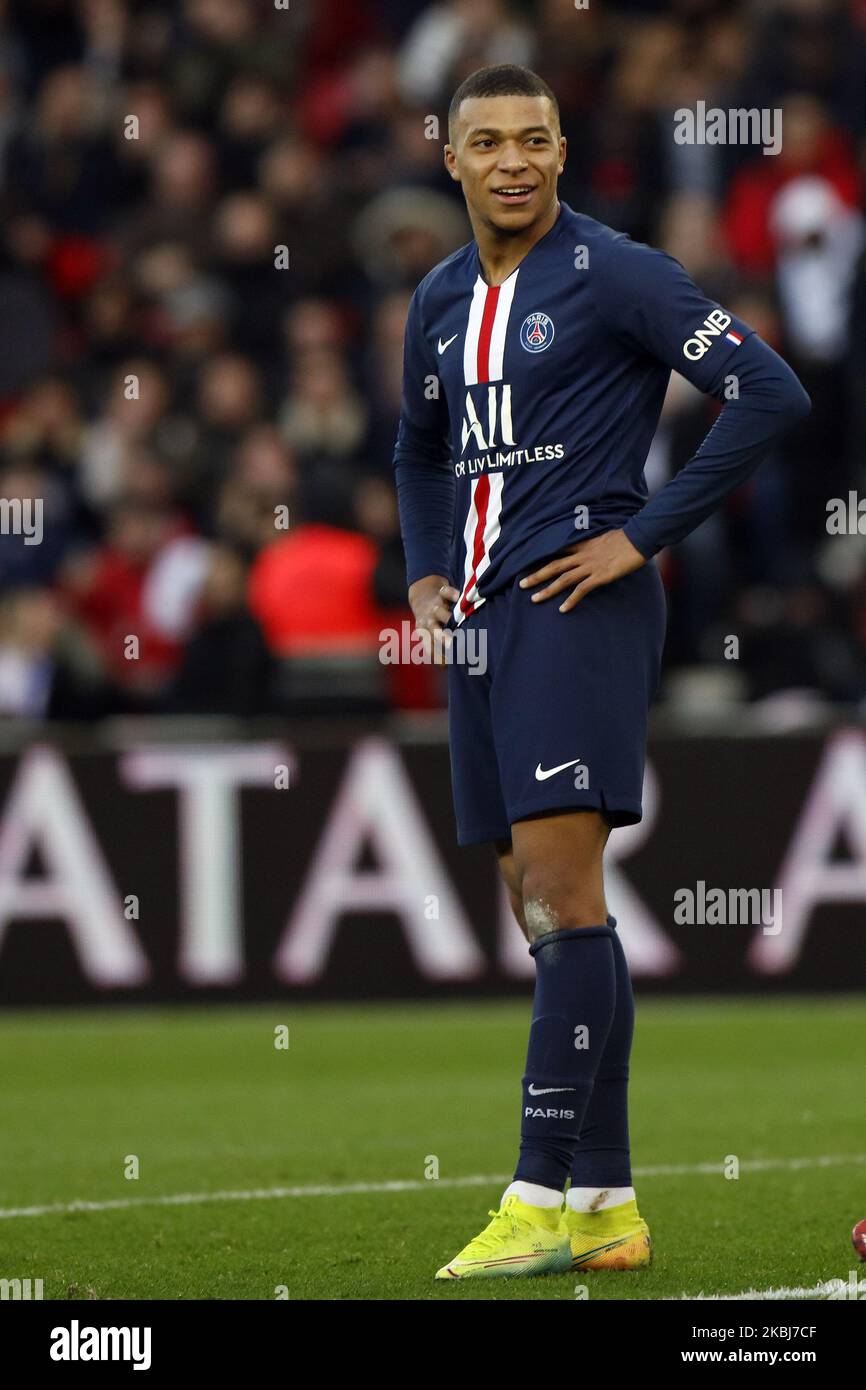 Paris Saint-Germain's French forward Kylian Mbappe during the French L1 ...