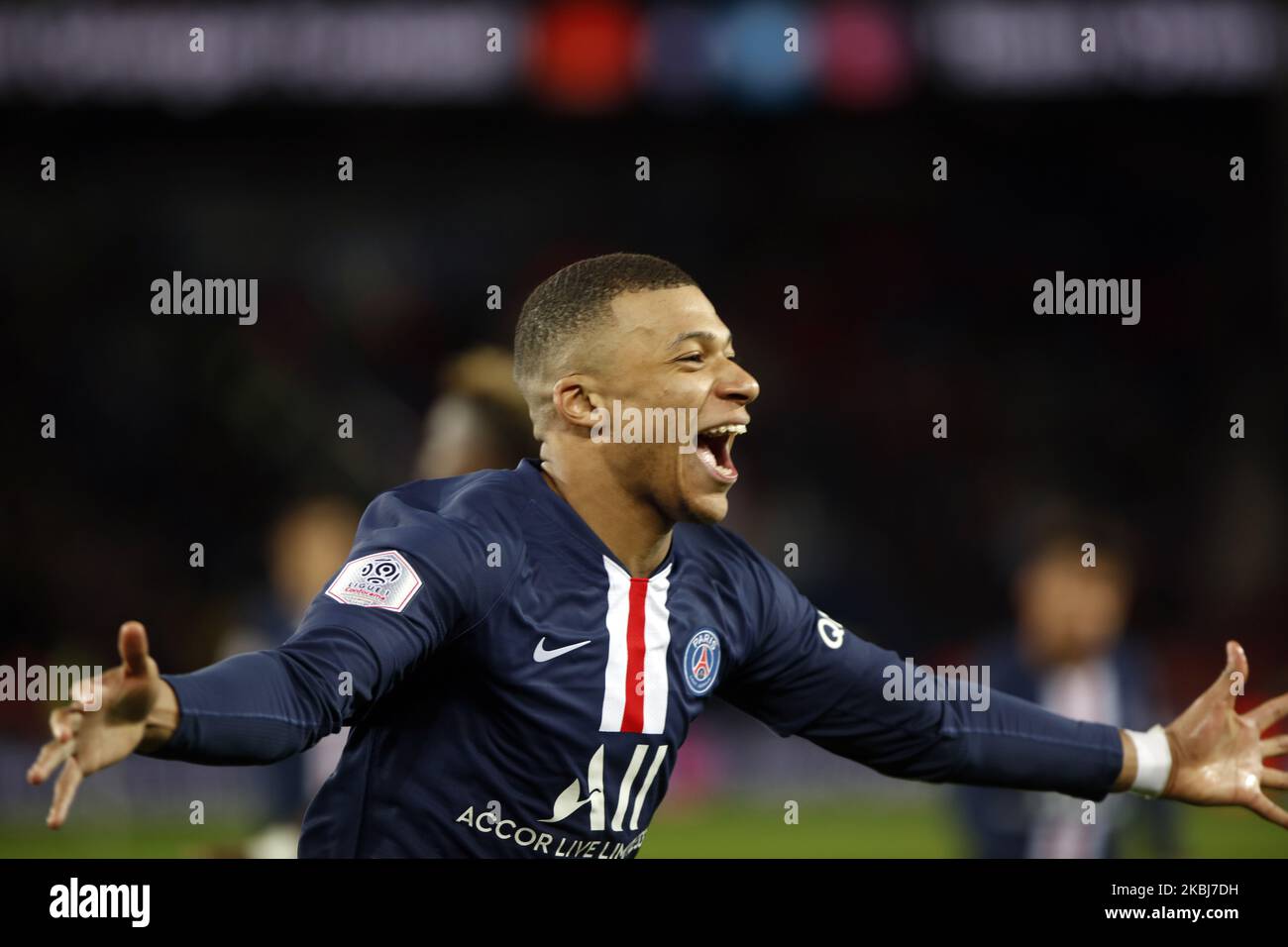 Paris saint germains french forward kylian mbappe hi-res stock ...