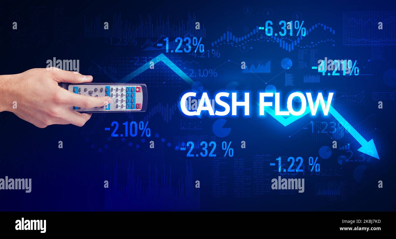 male hand holding wireless peripheral Stock Photo - Alamy