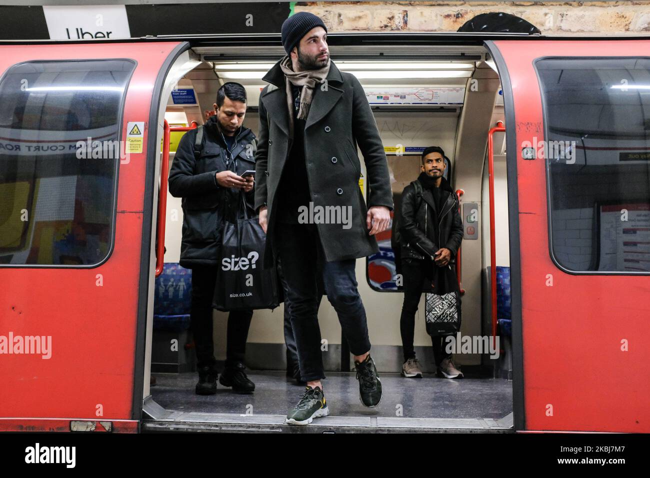 Man gets off bus hi-res stock photography and images - Alamy