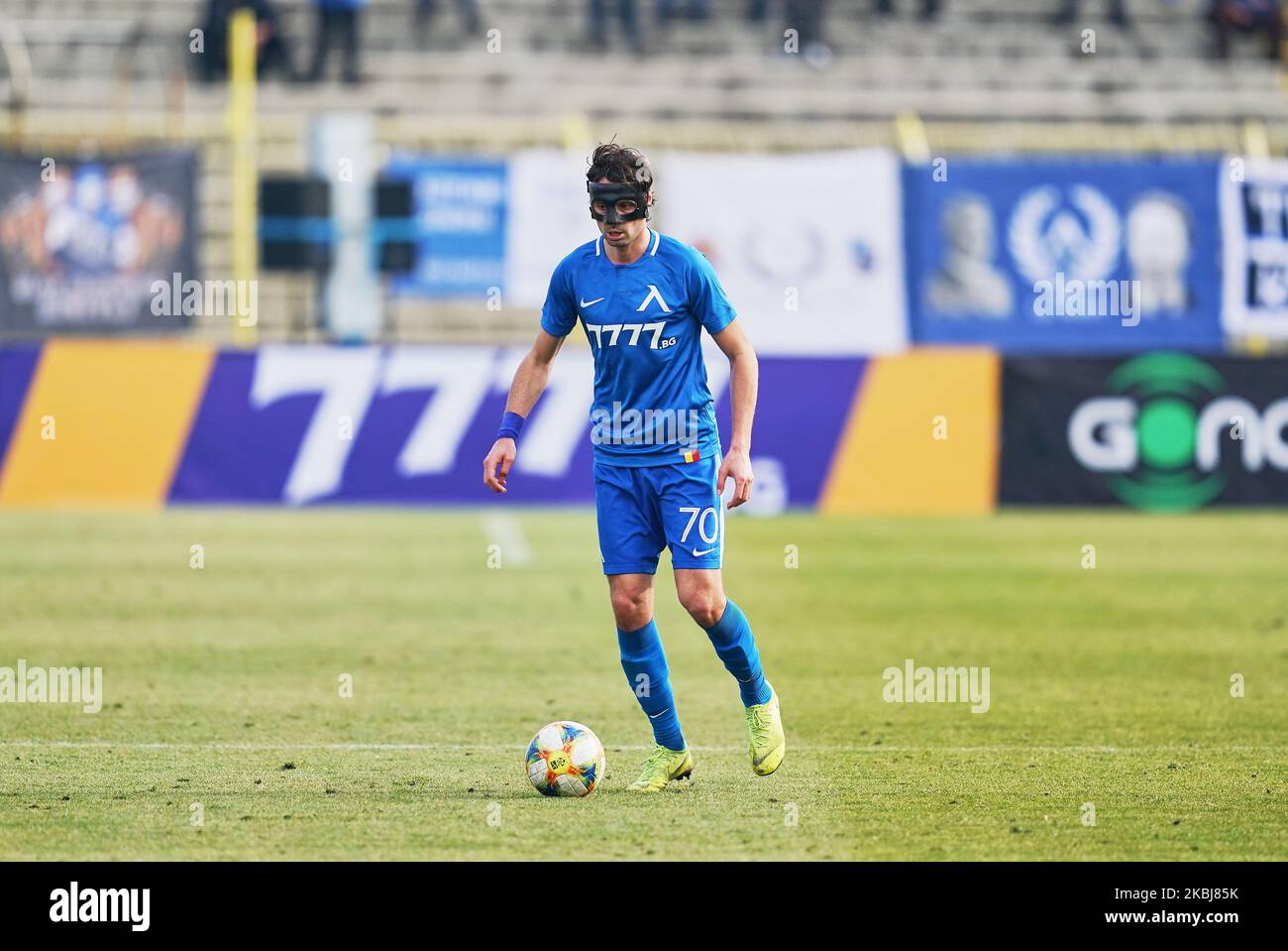 Martin Raynov of Levski Sofia during the EFBET Liga match between ...