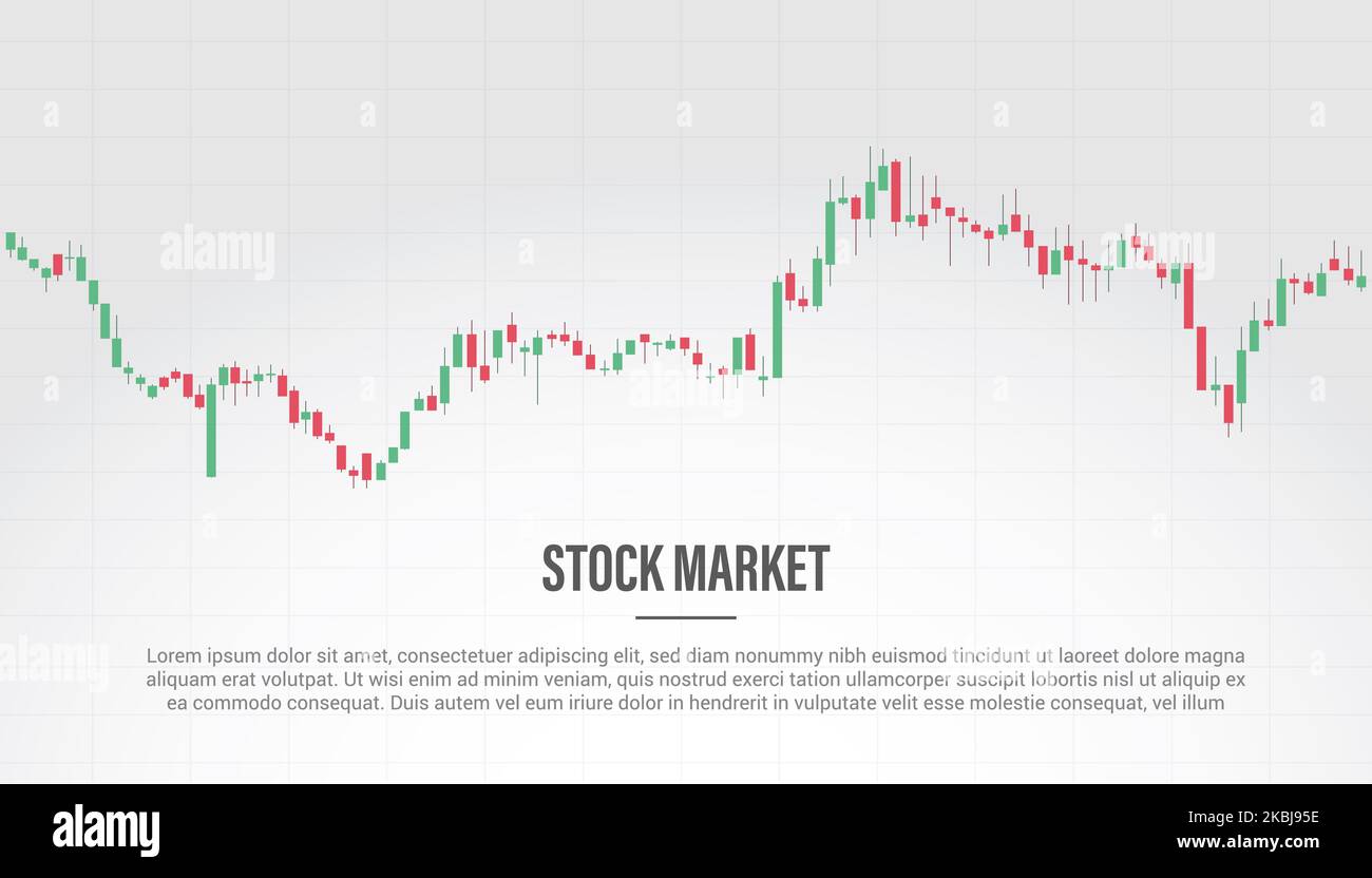 stock market brand template banner for background with space for ...