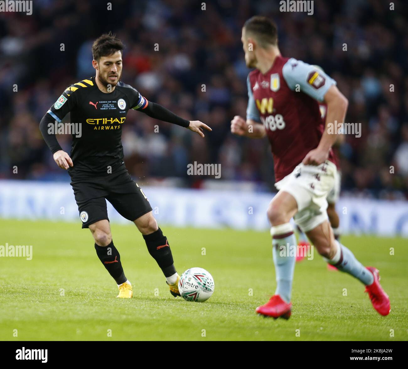 Manchester City's David Silva in action during Carabao Cup Final ...