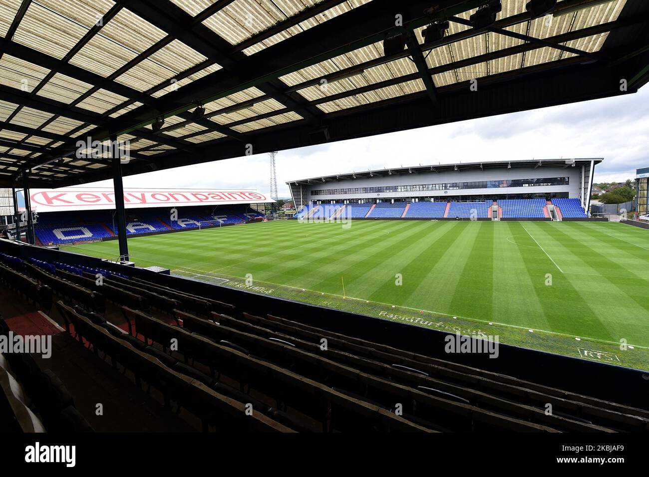 General view of Boundary Park, home ground of Oldham Athletic. (Photo ...